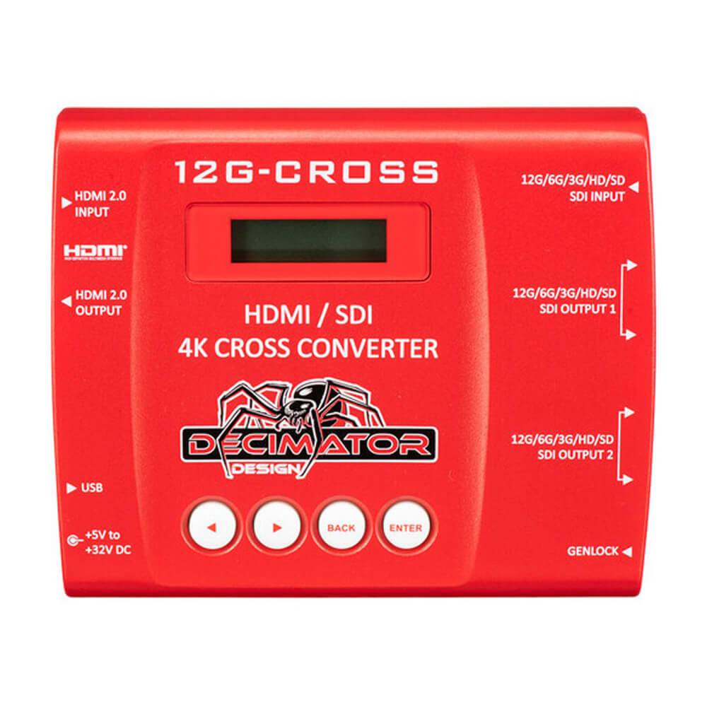 Decimator 12G-CROSS 4K HDMI/SDI Converter with Scaling and Frame Rate ...